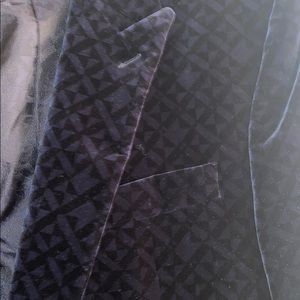 Versace Collection | Suits & Blazers | Mens Versace Velvet Blue Suit ...